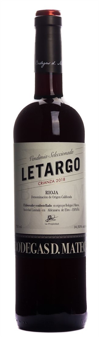 Letargo Rioja Crianza 2022 Aventura Wines